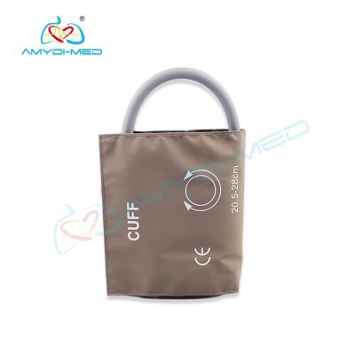 China Reusable NIBP Blood Pressure Cuff 20.5-28cm PU Jacket Medical Monitoring Device for sale