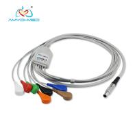 China TPU ECG Cable Connectors 0.9M Length 2.0mm Diameter CE ISO Certified for sale