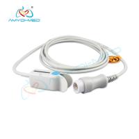 China Reusable SpO2 Probe Compatible Nihon Kohden BSM231 2301 15 Pin 3M TPU Cable CE ISO for sale
