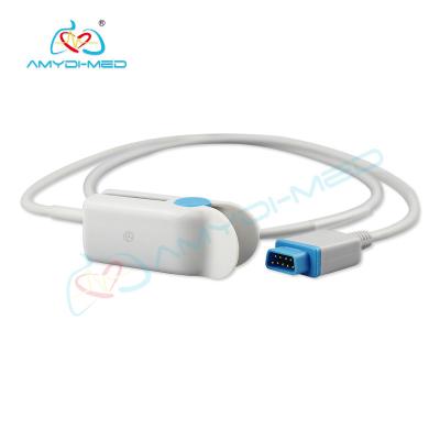 China TPU GE SpO2 Sensor Adult Finger Clip CE ISO13485 3M Cable for sale