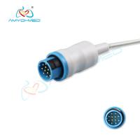 China Biolight 12 Pin SpO2 Sensor 3 Meter TPU Cable Reusable Adult Finger Clip for sale