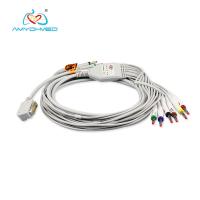 China Durable Safety EKG Lead Wires , Nihon Kohden Ecg Cable TPU Material for sale