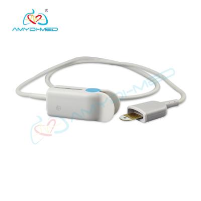 China Masimo Compatible 6 Pin SpO2 Sensor Adult Finger Clip Custom Cable Length 1M 3M for sale