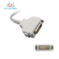 China 10 Leads EKG Cable DB15 Pin Connector Compatible Fukuda ME KP-500D 2.4m for sale