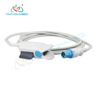 China Drager Compatible Adult Finger Clip SpO2 Sensor 7 Pin Connector 3 Meter TPU Cable for sale