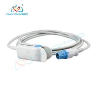 China Drager Compatible Adult Finger Clip SpO2 Sensor 7 Pin Connector 3 Meter TPU Cable for sale