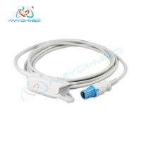 China Drager Compatible Adult Finger Clip SpO2 Sensor 7 Pin Connector 3 Meter TPU Cable for sale
