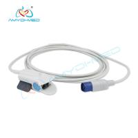 China Compatible HP SpO2 Finger Clip Sensor 8 Pin Connector 3 Meter Cable CE ISO for sale