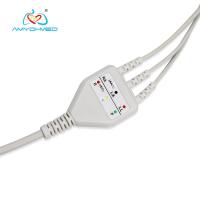 China Biolight 7 Pin ECG Electrode Lead Wires TPU 2.4M Main Cable 5.3mm Diameter for sale