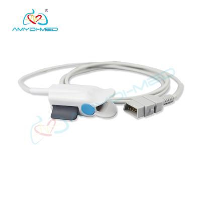 China 9 Pin SpO2 Sensor Compatible BCI 3401 3304 Adult Finger Clip 3 Meter TPU Cable for sale