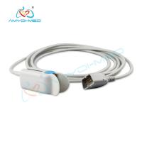 China TPU Material SpO2 Sensor Probe Compatible NIHON KOHDEN 9 Pin 3M Cable for sale