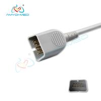 China TPU Material SpO2 Sensor Probe Compatible NIHON KOHDEN 9 Pin 3M Cable for sale