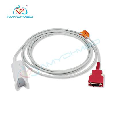 China 20 Pin Adult Masimo Finger Sensor Compatible Masimo Oximax CE Certified SpO2 Probe TPU Cable 3M for sale