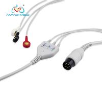 China Goldway UT4000a Compatible ECG Cables Leadwires TPU 2.4m Main Cable 5.3mm for sale