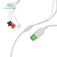 China Medical Patient Monitor ECG Lead Cable Compatible Spacelabs 90496 Ultraview Module 2.4M for sale