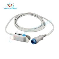 China Adult Reusable SpO2 Sensor Compatible Mindray Beneview T5 T8 PM6800 7Pin TPU 3M for sale