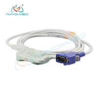 China Adult Reusable SpO2 Sensor Compatible Oximax 14 Pin Dash 3000 3M TPU Cable for sale
