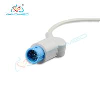 China Medical TPU HP SpO2 Extension Cable 2.4m Length 12 Pin Compatible for sale