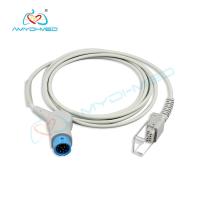 China Medical TPU HP SpO2 Extension Cable 2.4m Length 12 Pin Compatible for sale