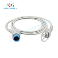 China Medical TPU HP SpO2 Extension Cable 2.4m Length 12 Pin Compatible for sale