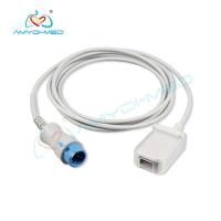 China Reusable Mindray 7 Pin SpO2 Cable 2.4M TPU Material for Patient Monitor for sale