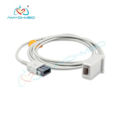 China GE Healthcare Compatible Pulse Ox Cable TPU Material 2.4m Reusable Finger Probe for sale