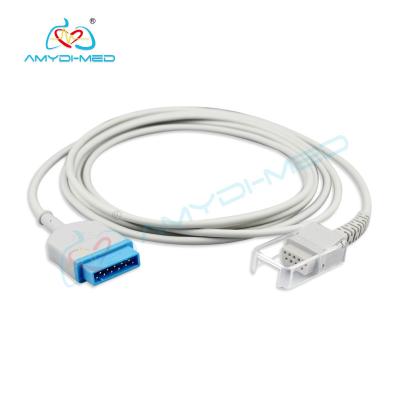 China GE Ohmeda Pulse Oximeter Cable TPU 2.4M Compatible with GEB30 B40 for sale
