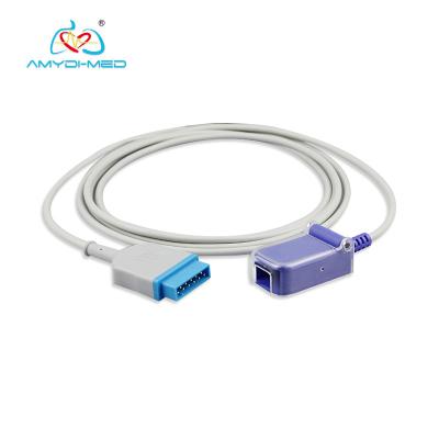 China Medical Grade TPU HP SpO2 Cable 2.4m Extension Cable for GE Ohmeda for sale