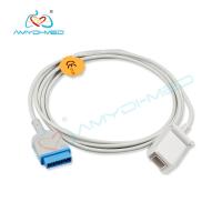 China GE-Nellcor SpO2 Probe Extension Cable 11 Pin 3M TPU Compatible Dash Solar for sale