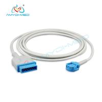 China 11 Pin GE Compatible Reusable SpO2 Cable 2.4M for Patient Monitor for sale