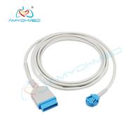 China 11 Pin GE Compatible Reusable SpO2 Cable 2.4M for Patient Monitor for sale
