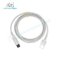 China Reusable SpO2 Adapter Cable 6 Pin 2.4M TPU Compatible Patient Monitor for sale