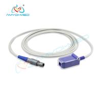 China 6 Pin TPU SpO2 Adapter Cable 2.4M Compatible Mindray PM9000 Medical Monitor for sale