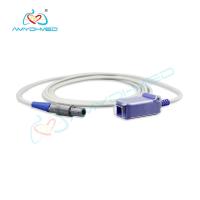 China 6 Pin TPU SpO2 Adapter Cable 2.4M Compatible Mindray PM9000 Medical Monitor for sale