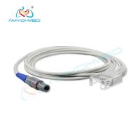 China Mindray 6 Pin SpO2 Extension Cable 2.4m TPU Patient Monitor Cable for sale