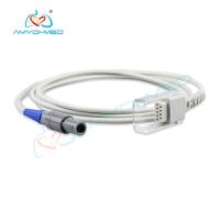 China Mindray 6 Pin SpO2 Extension Cable 2.4m TPU Patient Monitor Cable for sale