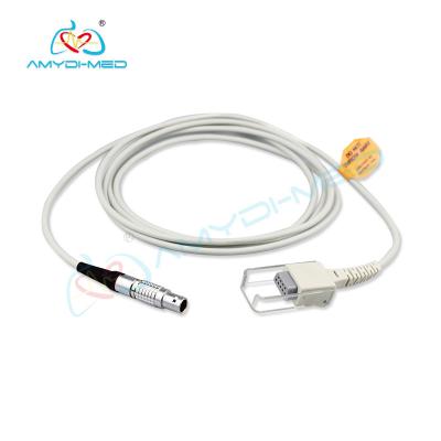 China Reusable SpO2 Adapter Cable 7 Pin for Patient Monitor 2.4M TPU 1 Year Warranty for sale