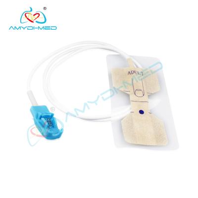 China 8 Pin Disposable Pulse Oximeter Finger Sensor Compatible Datex Pvc Cable for sale