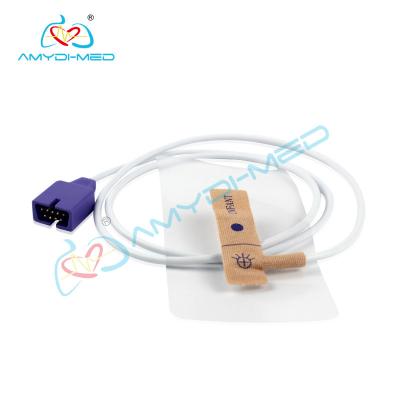 China DB9 Pin Disposable SpO2 Sensor Lightweight for Oximax Adult Infant 0.9M for sale