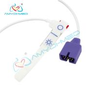 China Disposable  Neonatal Spo2 Sensor 0. 9 Length Pin Connector Cable for sale