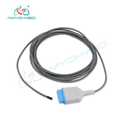 China GE Reusable 11 Pin Medical Temperature Probe Φ6.3 Mono Plug 3M Cable for sale