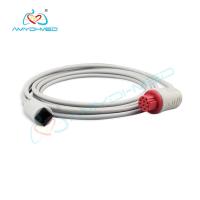 China Round 12 Pin Transducer Blood Pressure Cable 3M TPU Jacket CE Certified for sale
