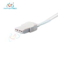 China Disposable Pressure Transducer Compatible Utah 4 Hole 350mm Blood Pressure Sensor Cable for sale