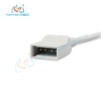 China Disposable Pressure Transducer Compatible Utah 4 Hole 350mm Blood Pressure Sensor Cable for sale