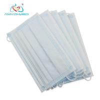 China Disposable Face Mask 3 Ply Earloop 17.5x9.5cm BFE≥95% CE FDA Approved for sale