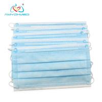 China Disposable Face Mask 3 Ply Earloop 17.5x9.5cm BFE≥95% CE FDA Approved for sale