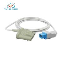 China Compatible Nihon Kohden Reusable SpO2 Sensor 15 Pin 3M Cable for BSM-2301 BSM-2351 BSM-4101 BSM-4102 for sale