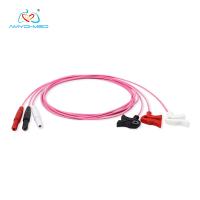 China Din Type 3/5 Leads ECG Cable Neonate Clip 1.5 Din Hospital Use for sale