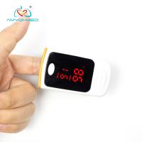 China Amydi-med Portable Fingertip Pulse Oximeter SpO2 PR PI Dual Color OLED Display 2 AAA Batteries for sale