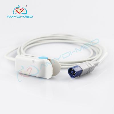 China HP VM6 TPU Adult Reusable SpO2 Sensor 8Pin 30-245bpm for MP30 VM8 for sale